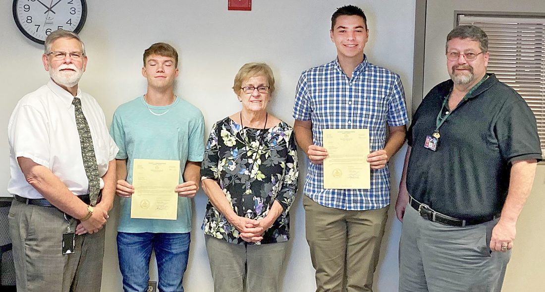 Scholarship winners honored | News, Sports, Jobs - The Sentinel